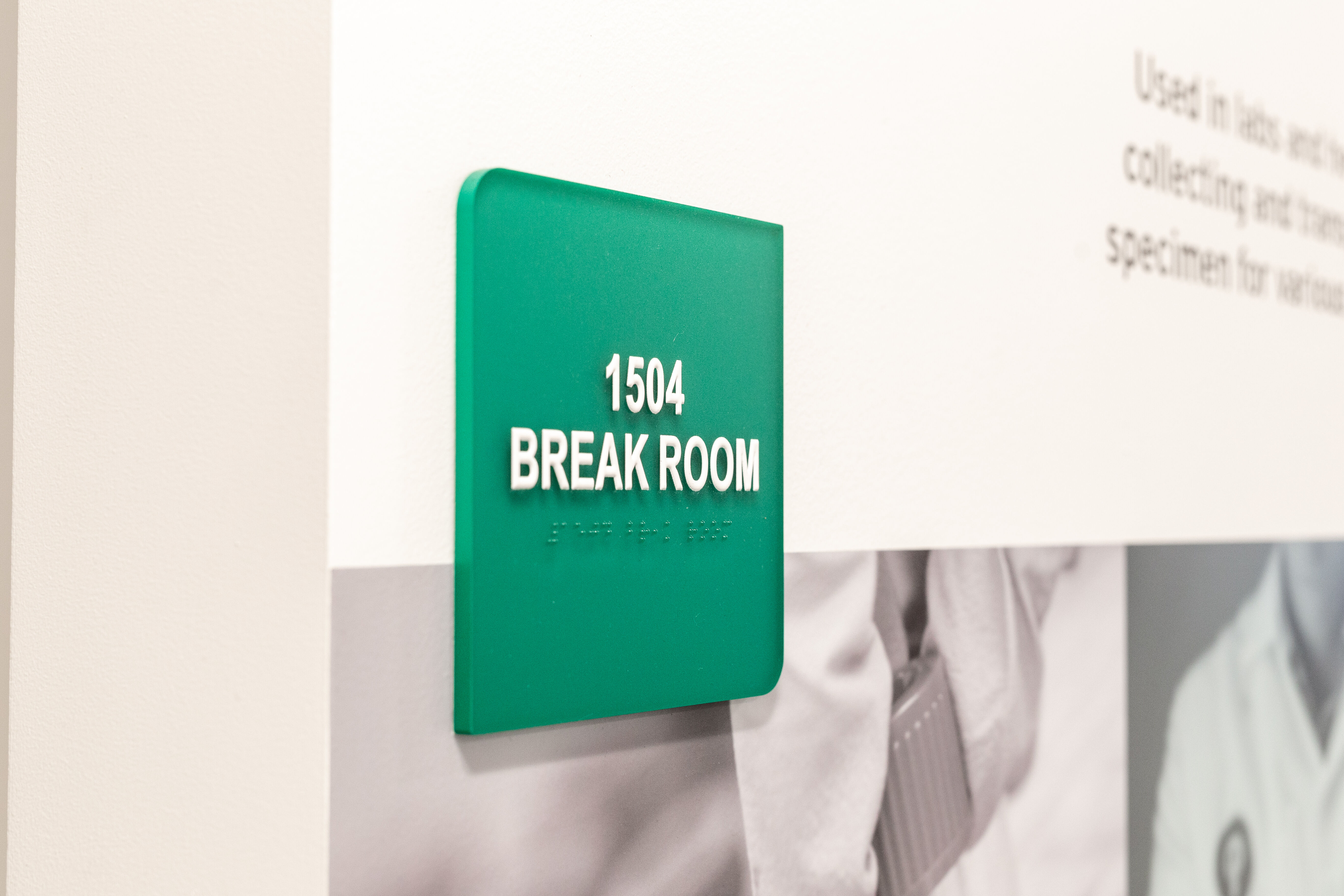 braille ada signage welch sign | Welch Sign