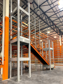 Work Platforms (mezzanines) and Stair Systems | Western Pacific Storage ...