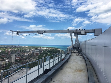 Exterior Monorail Track and Trolleys | Applied Technical Services, Inc.