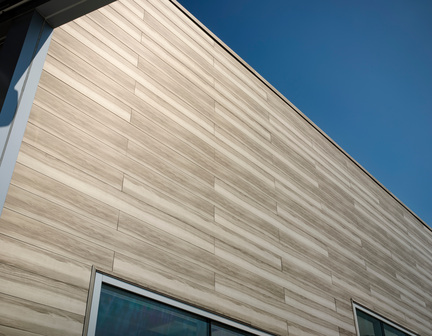 Burbank Town Center - Silvered Wood, Veined Porcelain - Exterior ...