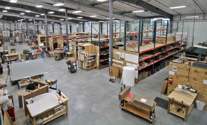 By the Yard Manufacturing Plant & Showroom | Greystone Construction