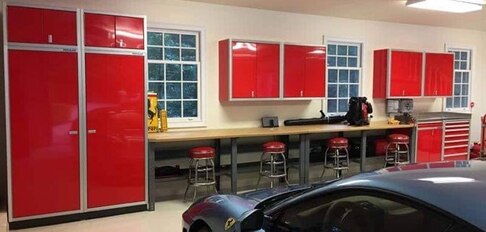 custom cabinets garage moduline aluminum cabinets | Moduline Aluminum ...