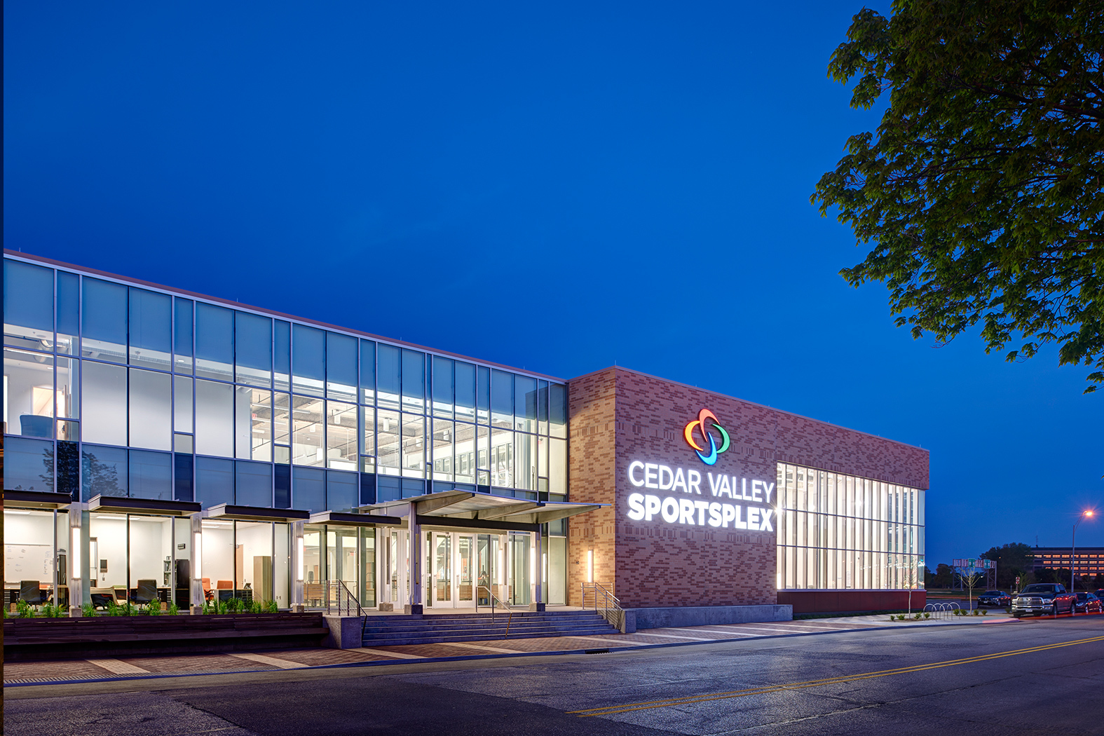 Cedar Valley Sportsplex exterior design | INVISION Architecture