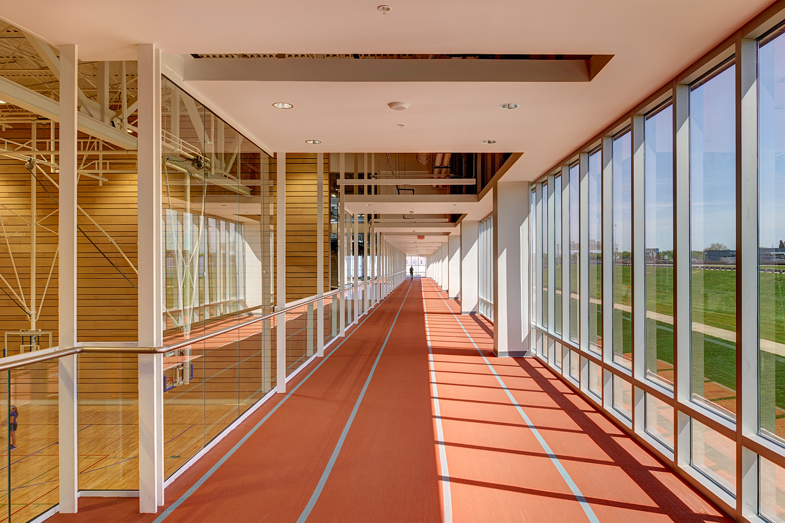 Cedar Valley Sportsplex indoor track | INVISION Architecture