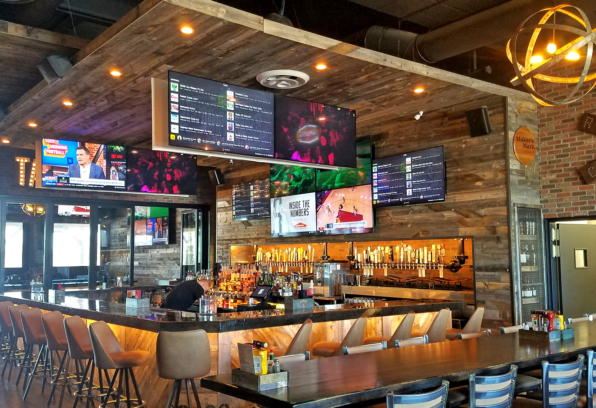 Centennial Woods Bar Design Cunningham's Journal on the Lake Tap and ...