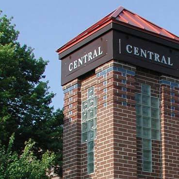 Central High School Monument exterior signage | BHMM Architects