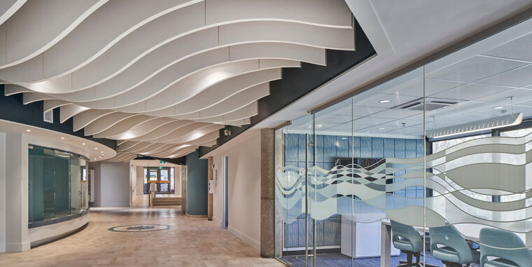 Certainteed BEDFORD INSTITUTE OF OCEANOGRAPHY BIO Ecophon® Solo™ Baffle ...