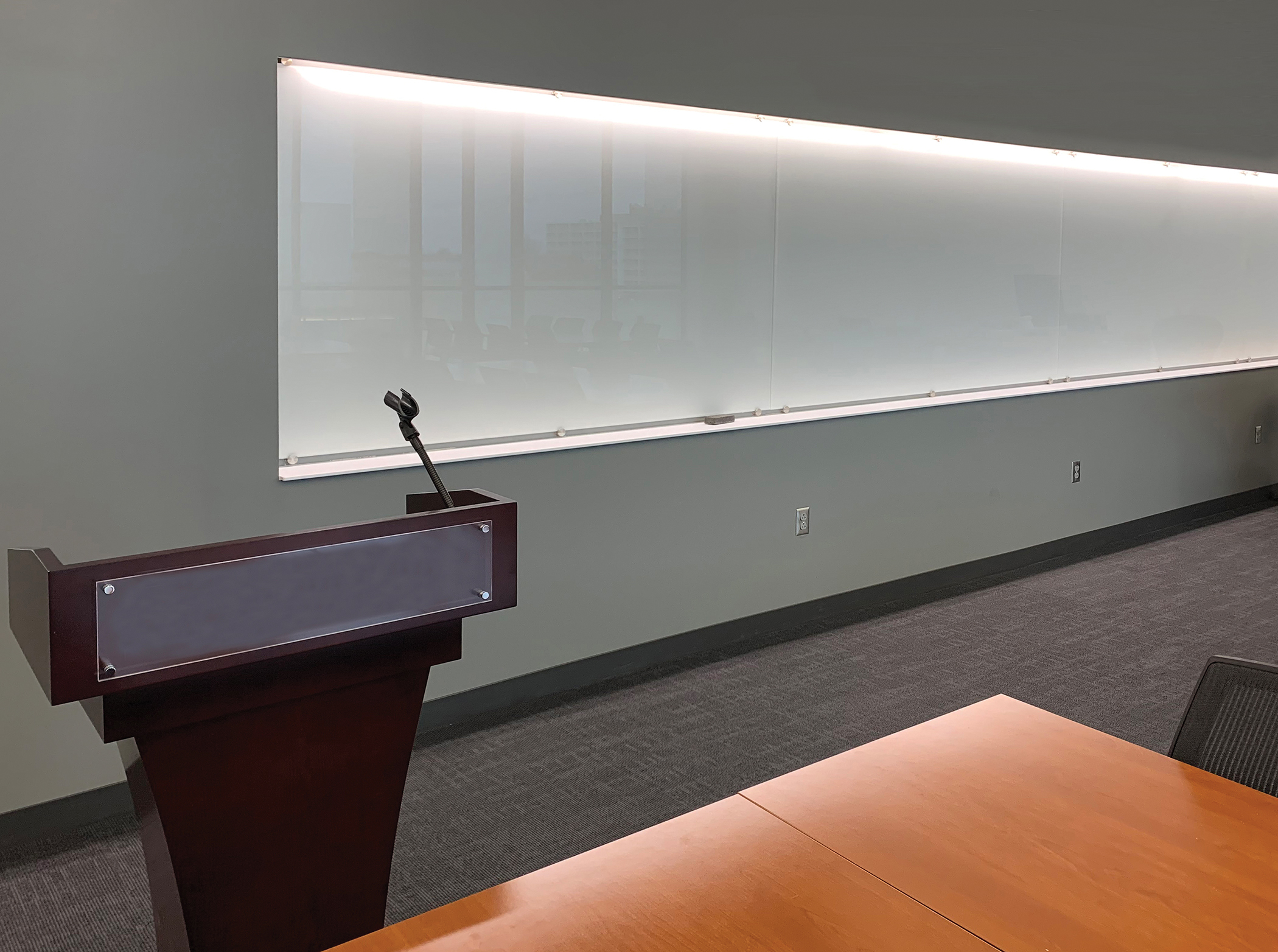 Claridge Products Classroom Glass Edge Mount Marker Board | Claridge ...