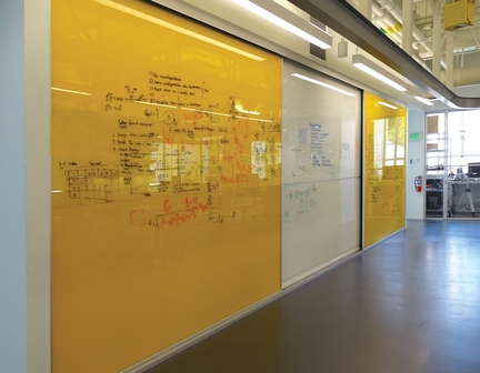 Claridge Products Office Space Design Hallway Sliding Dry-Erase ...