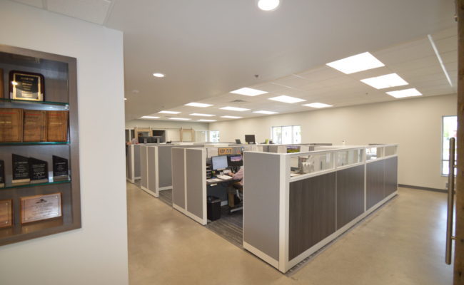 Climatech Industrial Project open office space design | Rochon