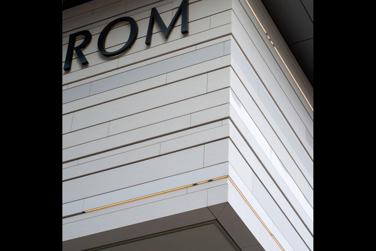 Closeup Exterior of Dri-Design Painted Aluminum Panels Storefront ...