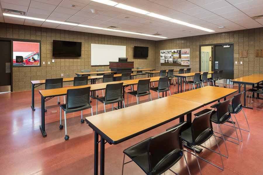 CNH Architects Eagan Firestation meeting room | CNH Architects