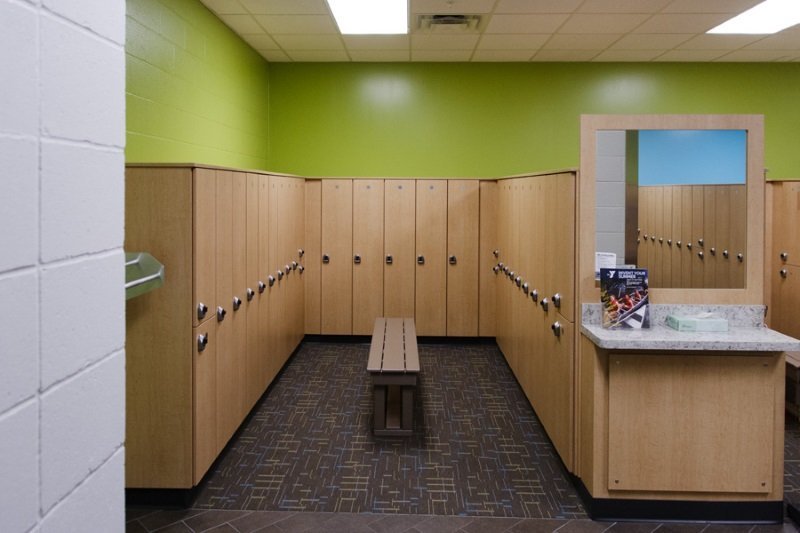 CNH Architects Hastings YMCA locker room5 | CNH Architects