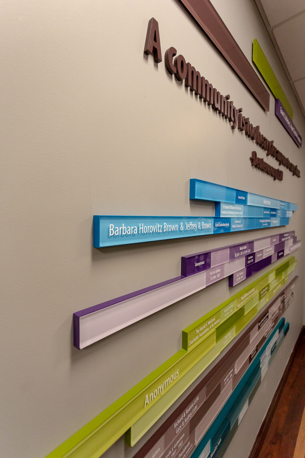 colorful recognition wall welch sign | Welch Sign