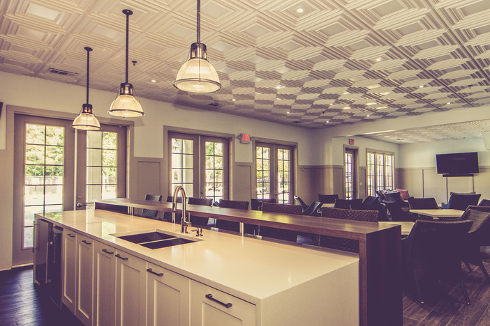 Hampton Hall Clubhouse | Decorative Ceiling Tiles