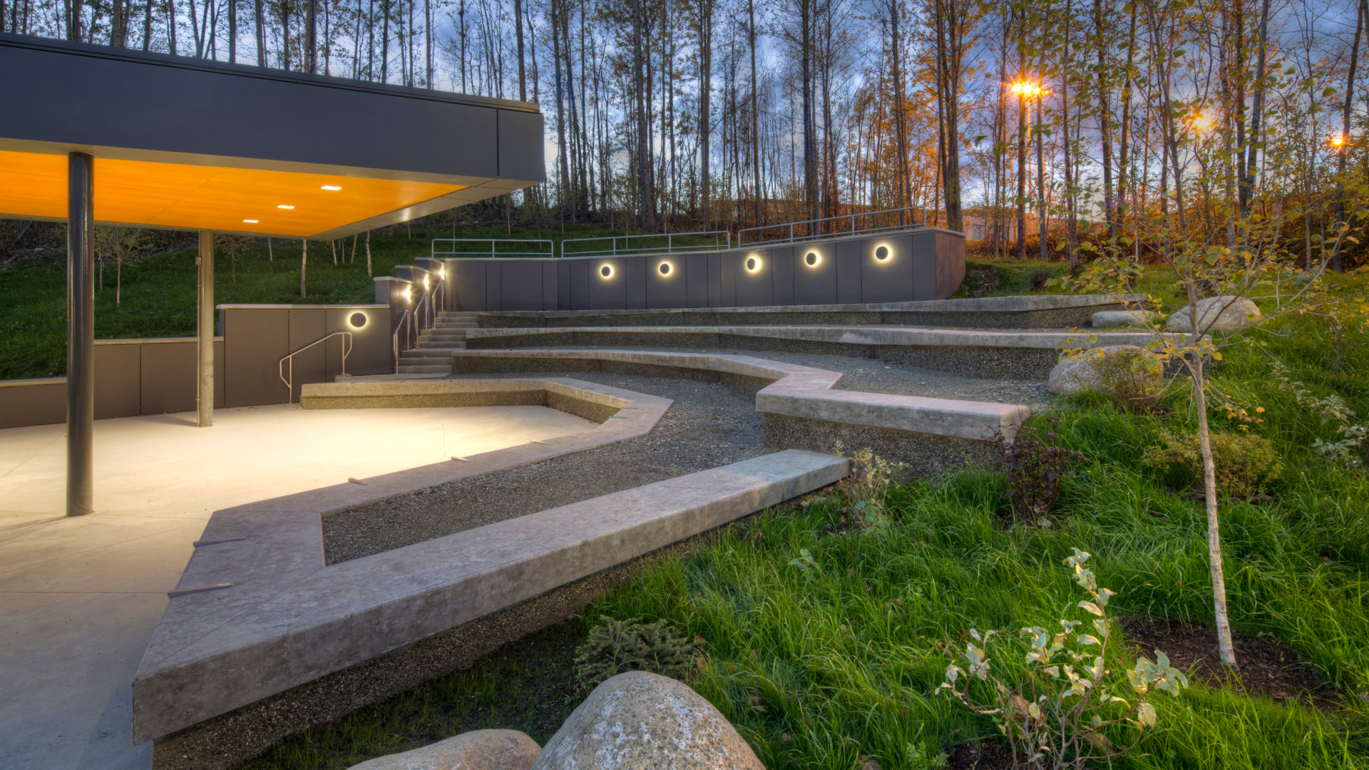 conerstone general contractors wasilla public library exterior ...