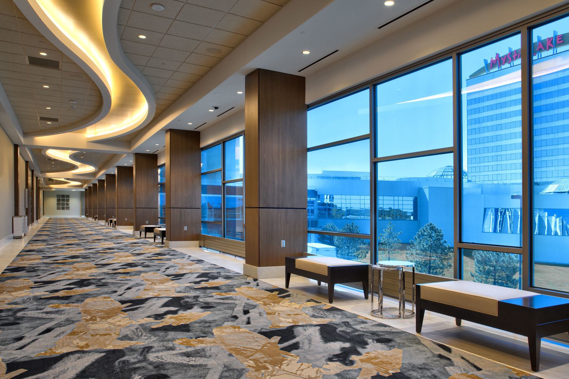Convention center hallway design | Sonus Interiors