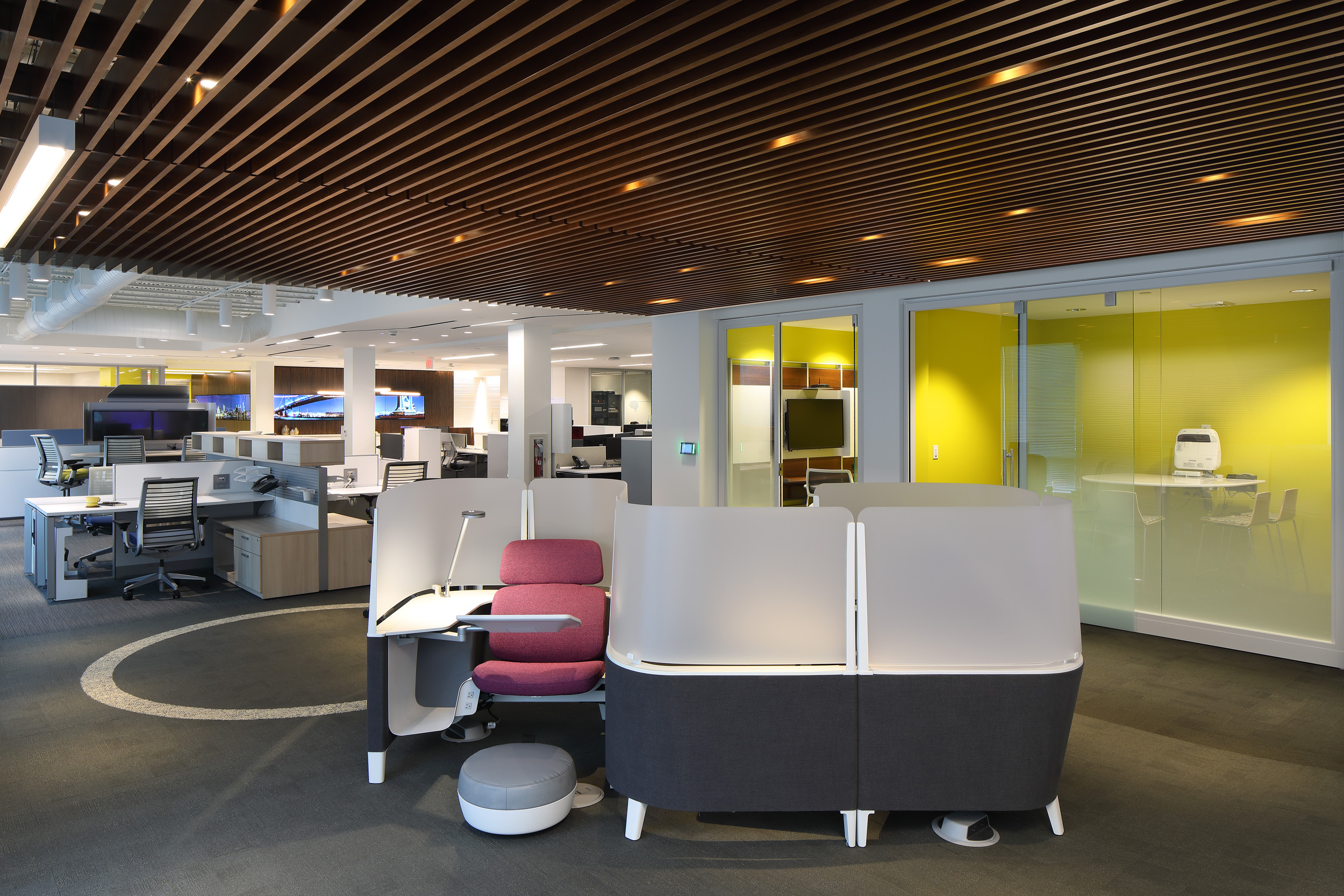 corporate interiors open office work environment | Corporate Interiors