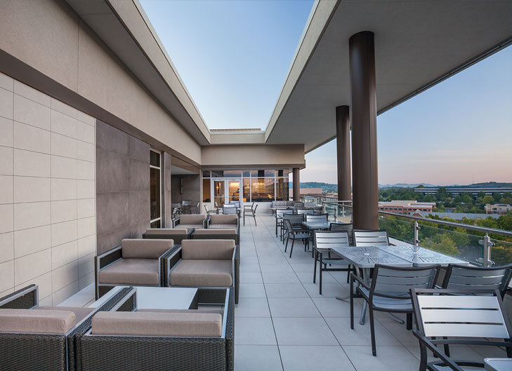 Crain Construction Hilton Franklin Cool Springs Hotel Rooftop Lounge ...