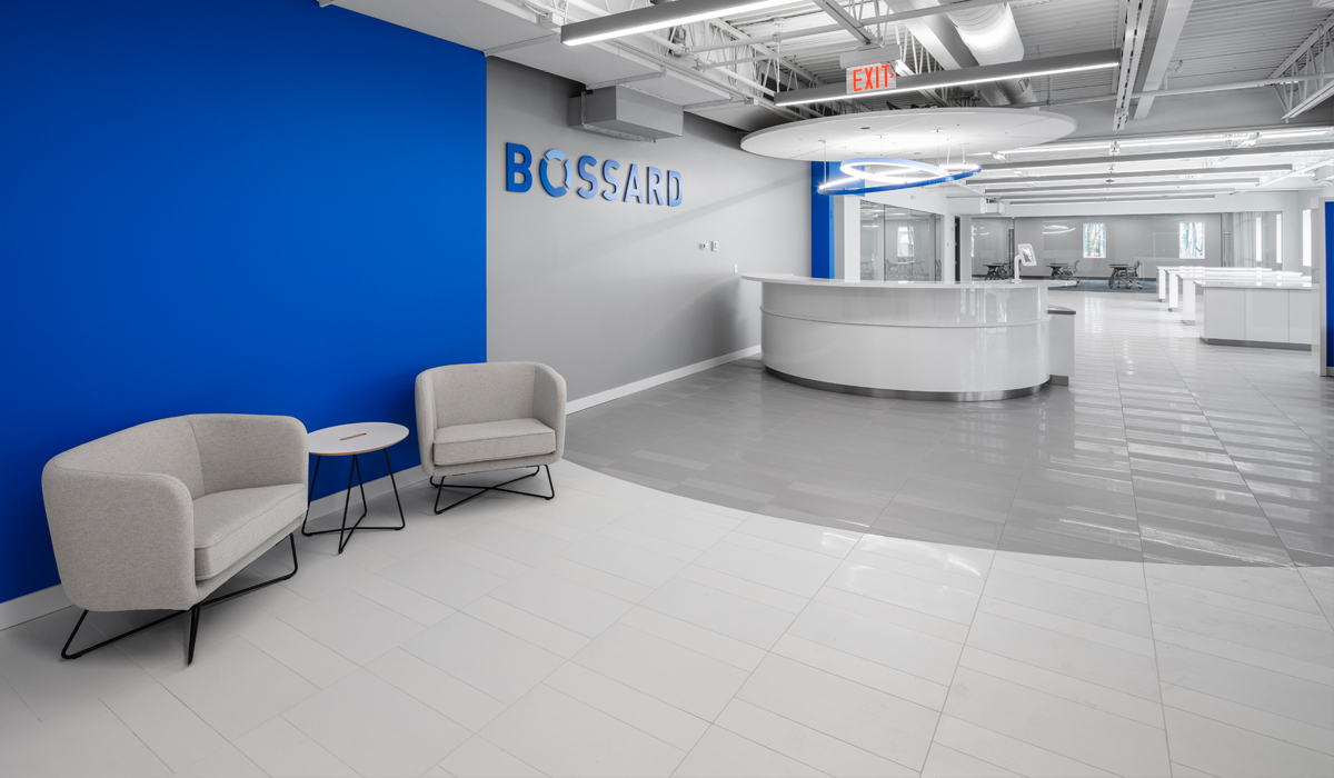 Crossville Bossard Group Customer Experience Zone lobby design ...