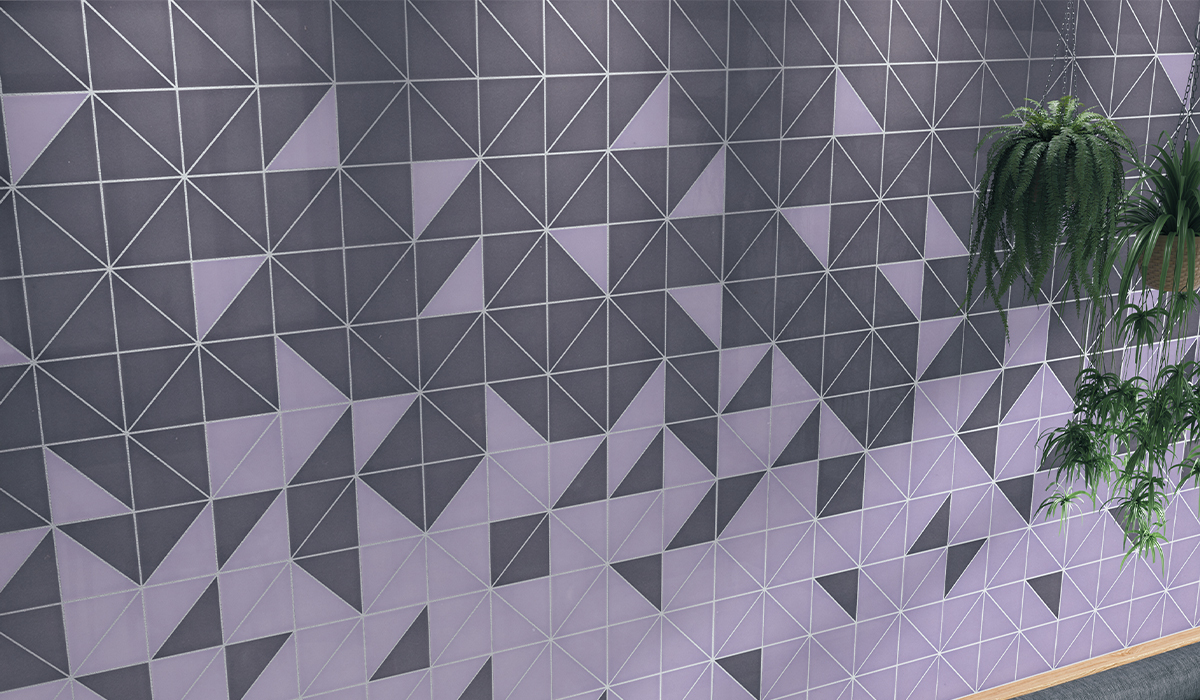 Crossville Cursive Tile unique design | Crossville