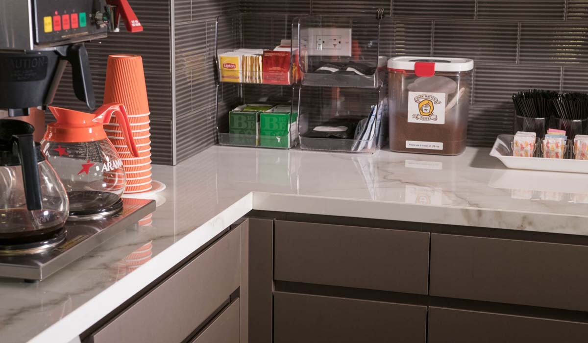 crossville Epstein Global office porcelain counters | Crossville