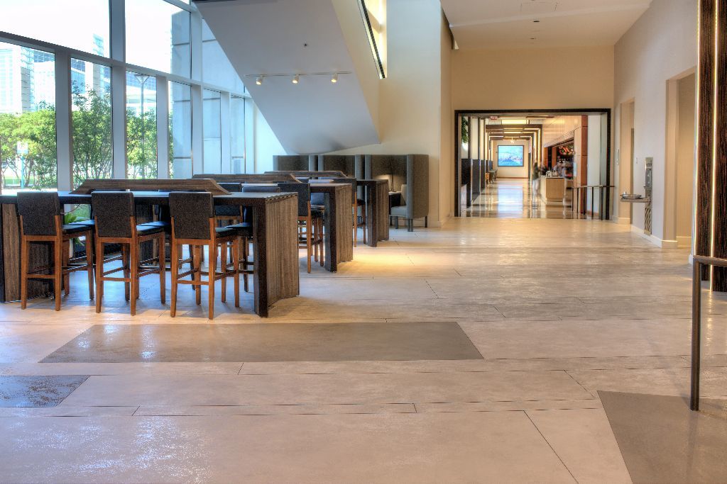 Crossville Hyatt McCormick Lobby Area Porcelain Stone Flooring Panels ...