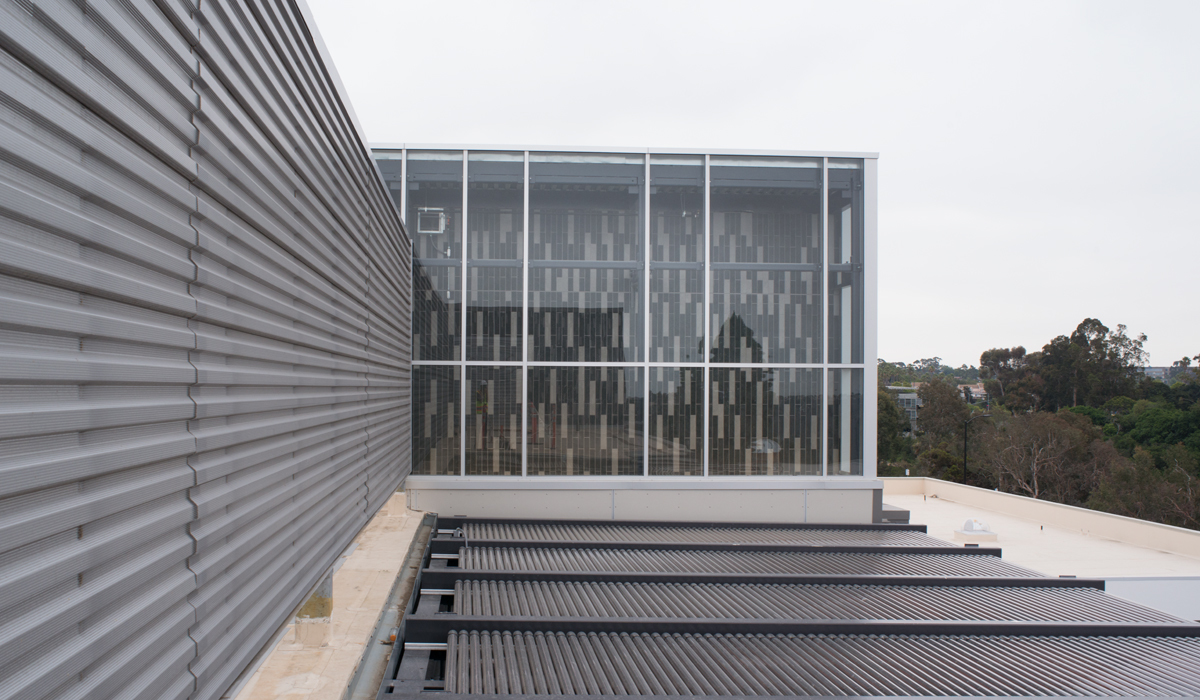 Crossville Mesa College exterior siding porcelain stone tile | Crossville