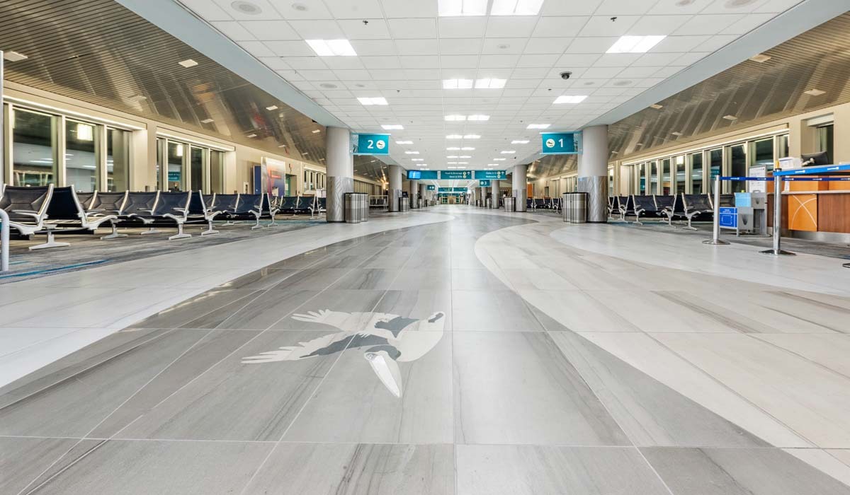 Crossville Pensacola International Airport porcelain stone terminal ...