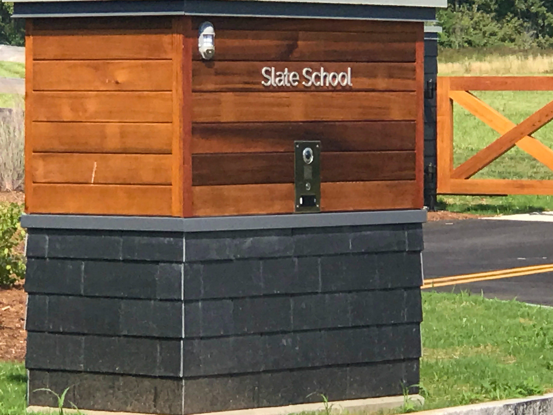 CupaClad USA Slate School Education Cladding Monument Sign | CUPACLAD®