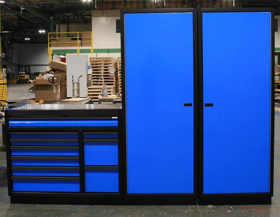 custom cabinetry garage Moduline aluminum cabinets | Moduline Aluminum ...