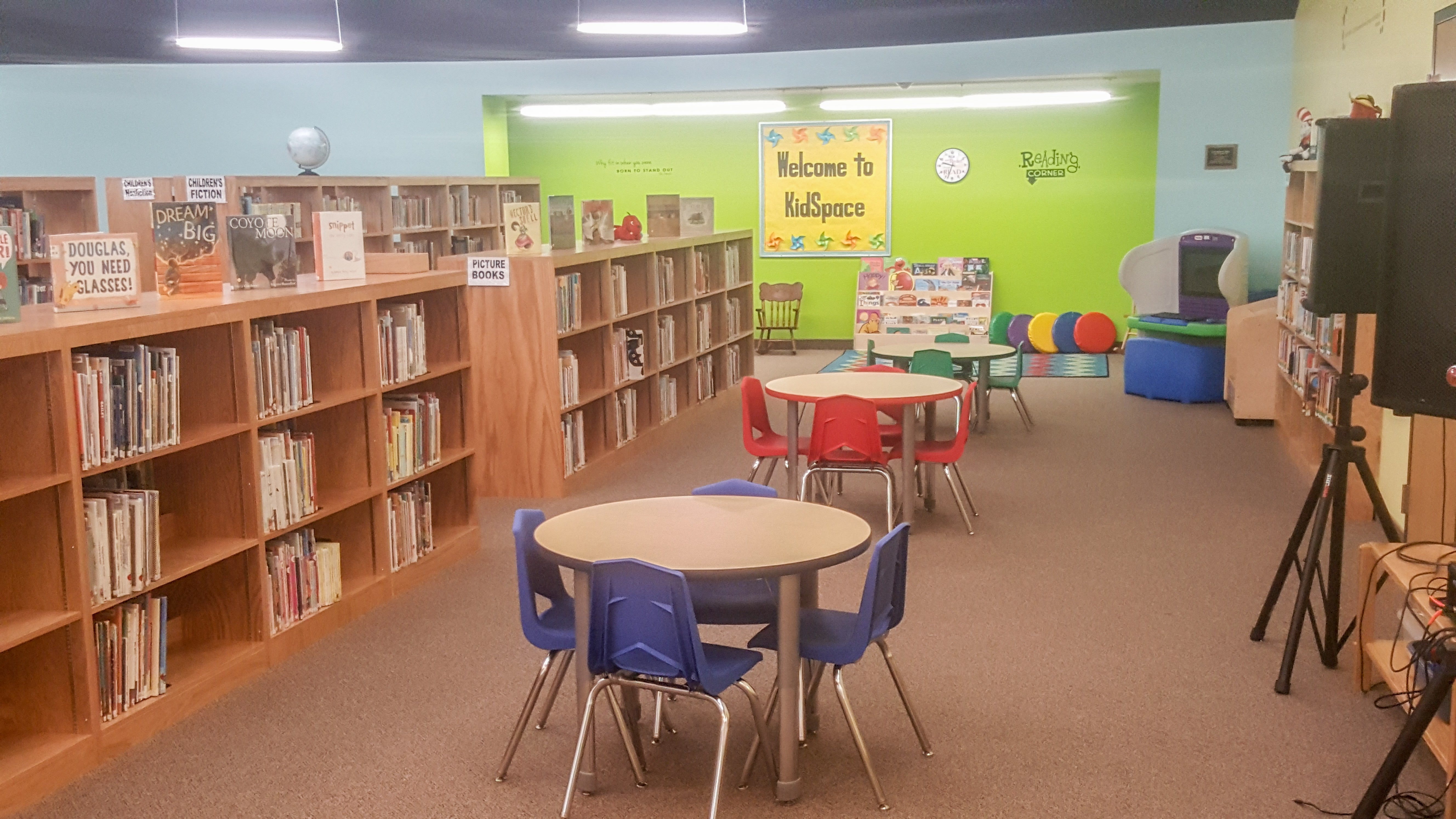 Custom Construction and Design Kasson Public Library Reading Area ...