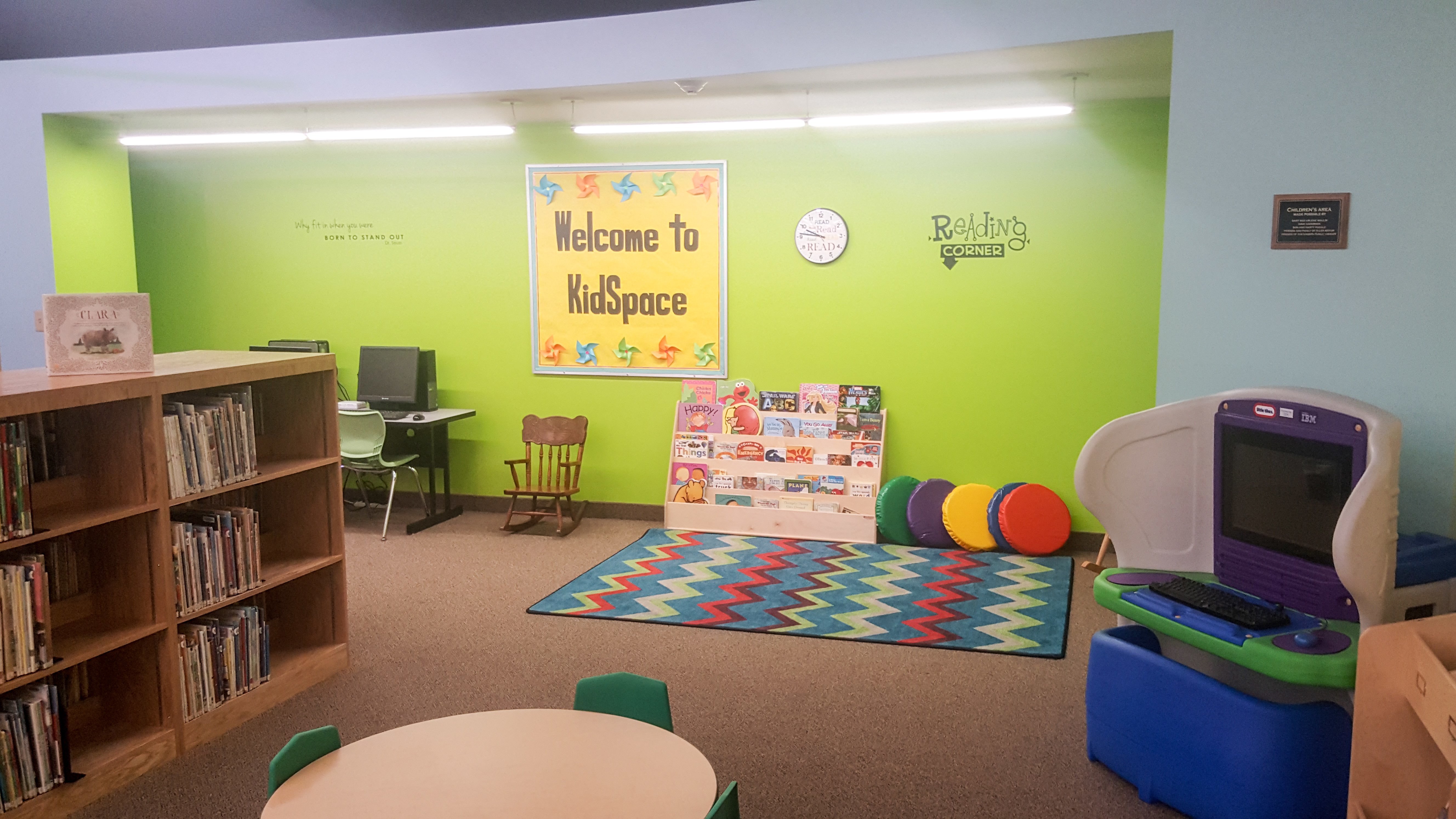 Custom Construction and Design Kasson Public Library Reading Corner ...