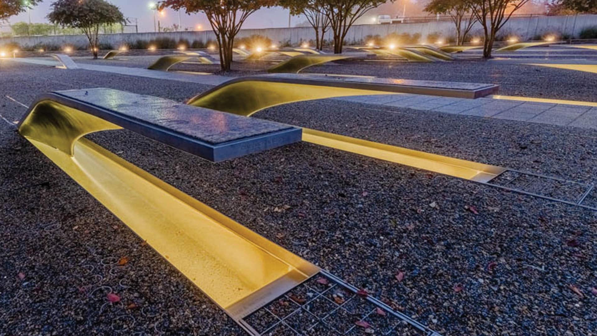 Custom Lighting Outdoor Monument | Acuity Brands | Lighting Designs ...