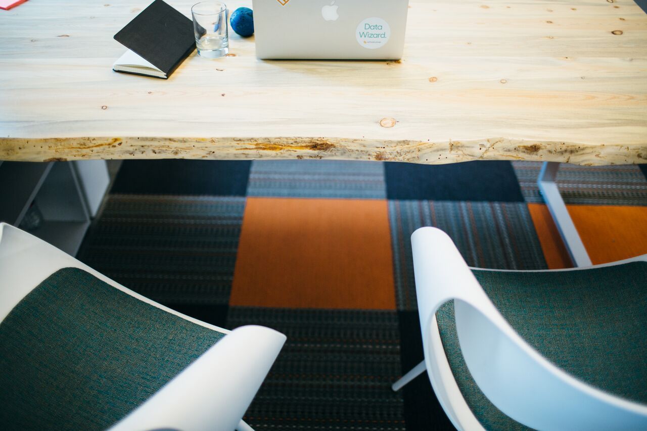 custom private office desk | The Azure Furniture Company