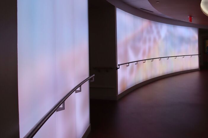 Custom Curved Video Wall | GPI Design