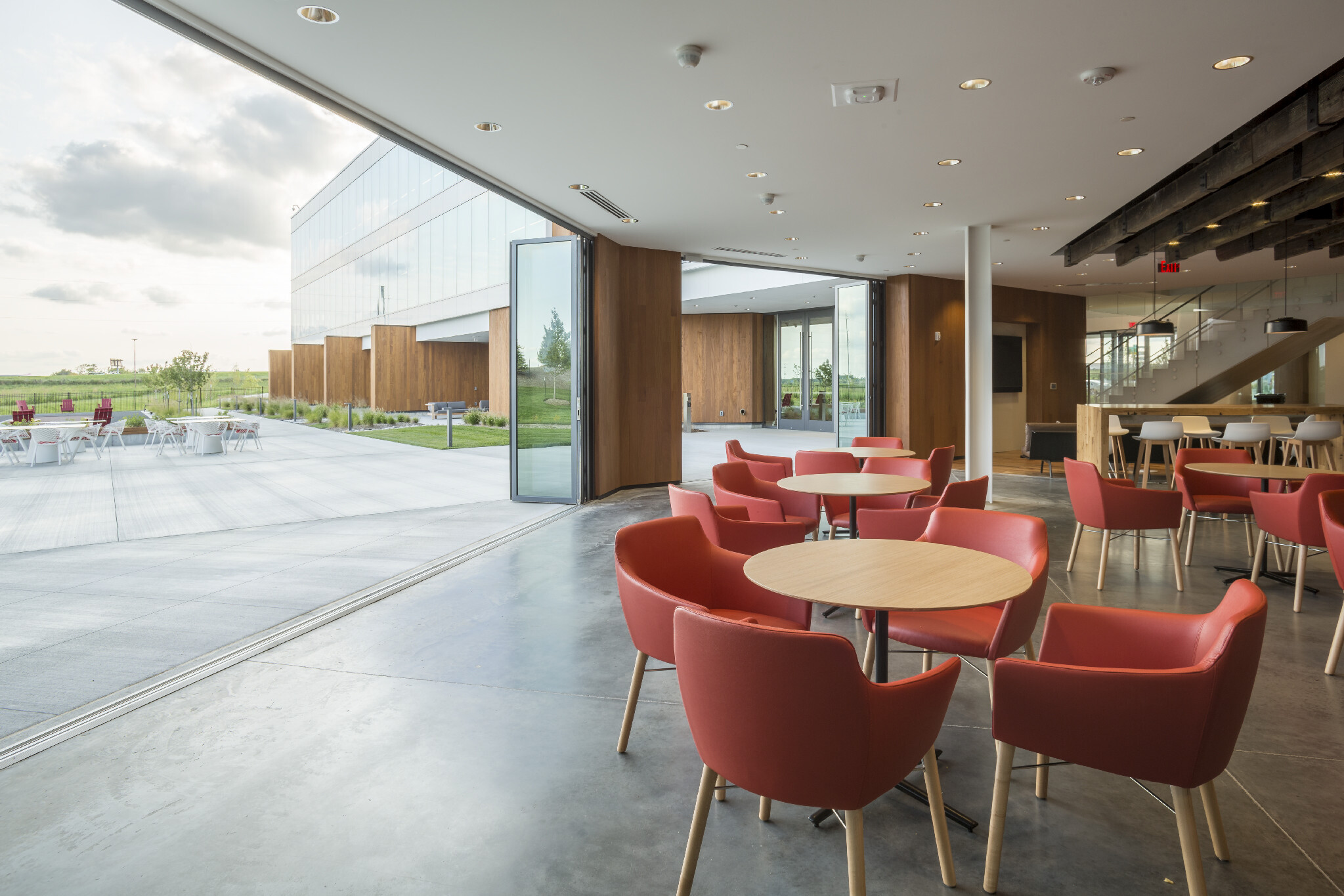 Dairy Farmers of America Common Area Layout with Folding Glass Wall ...