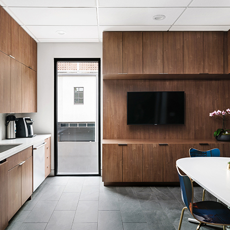 Dick Clark and Associates CPR Break Room Cabinetry Design | Dick Clark ...