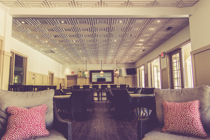 Hampton Hall Clubhouse | Decorative Ceiling Tiles