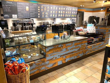 Dras Cases Caribou Coffee Service Counter Design | DRAS Cases