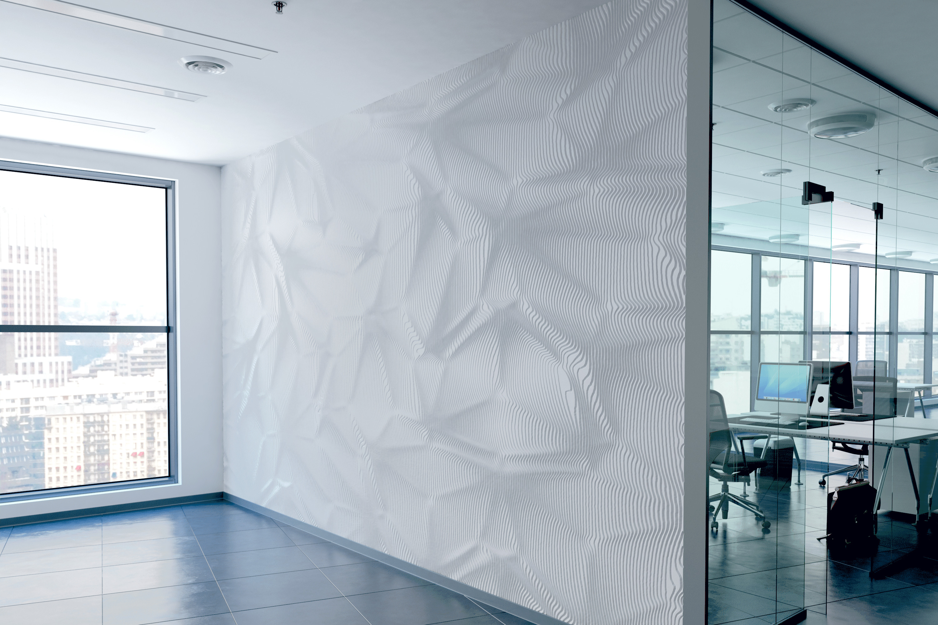 Durasein Patternine textured wall design solid surface material | Durasein