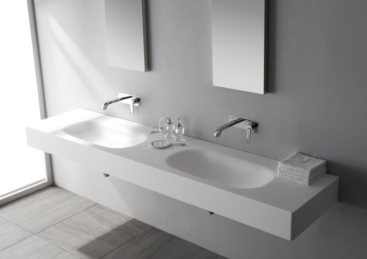 Durasein solid surface bathroom sinks | Durasein