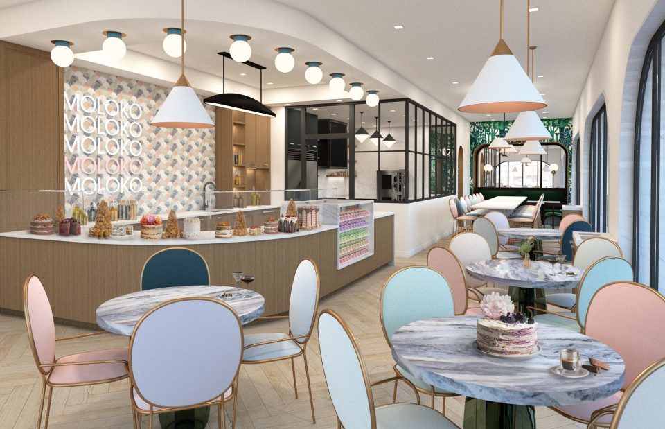 Earles Architects and Associates Moloko Milk Bar service counter and ...