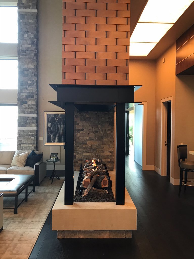 Earthcore indoor lounge Fireplace | Earthcore