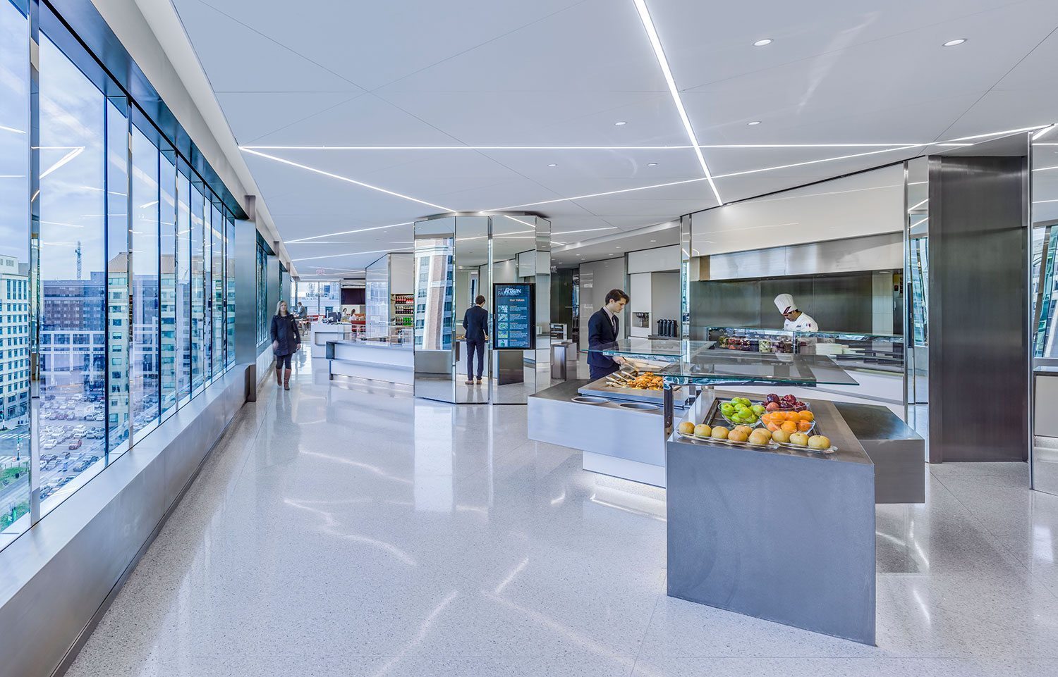 Ecosense Lighting Covington and burling llp Food Court Lighting Design ...