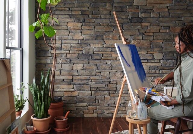 Eldorado Stone Elevate with Stone Montecito Cliffstone Int Art Studio ...