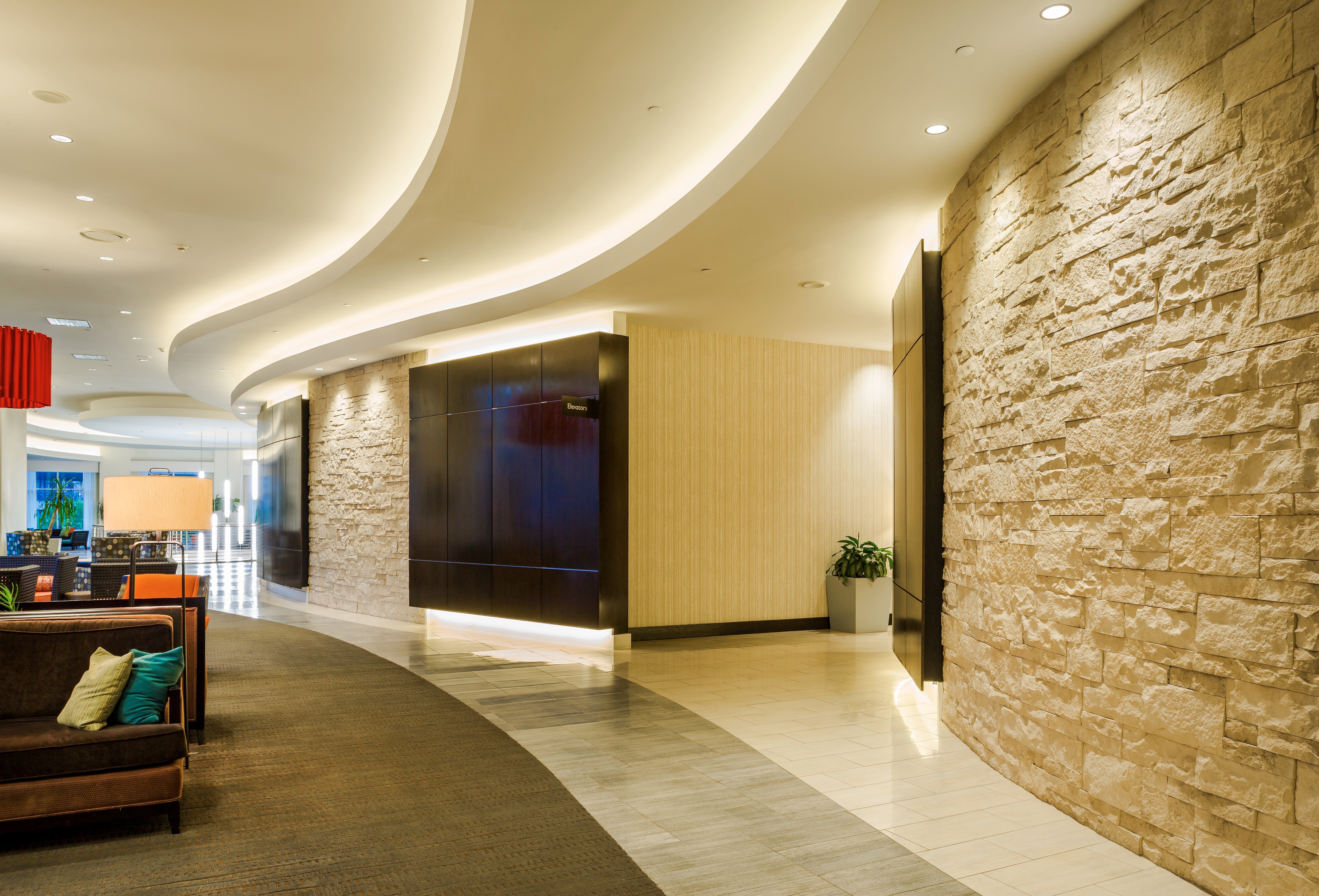 Eldorado stone hilton garden inn corridor design | Eldorado Stone