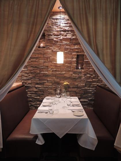 Eldorado stone the livery tavern private booth straight on photo ...