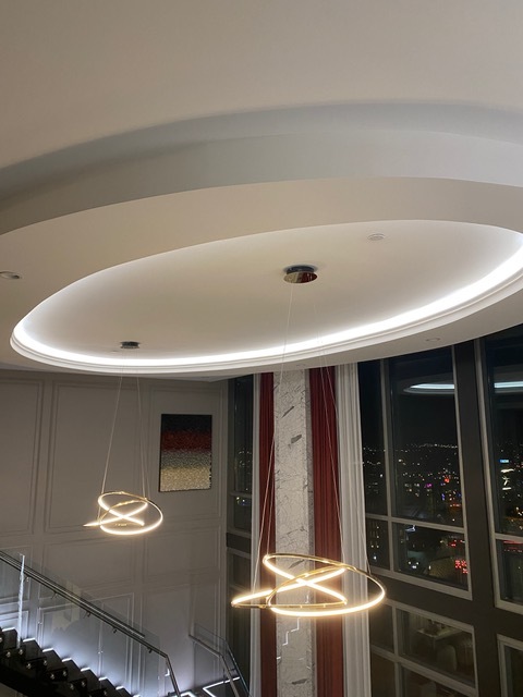 Elliptical Ceiling Feature | Uniform Linear