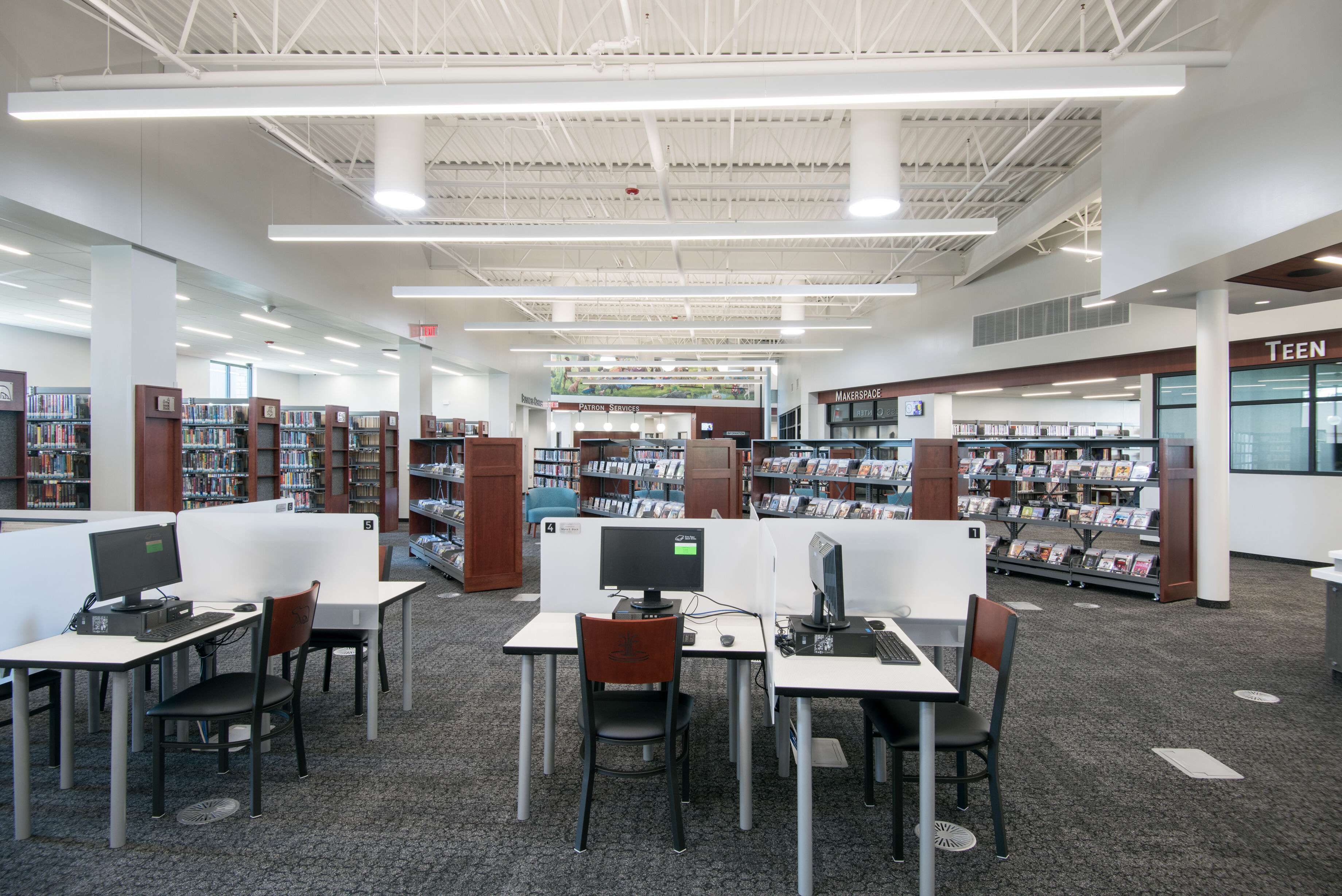 Elyria Public Library Central Branch Raised Floor | Tate Inc.